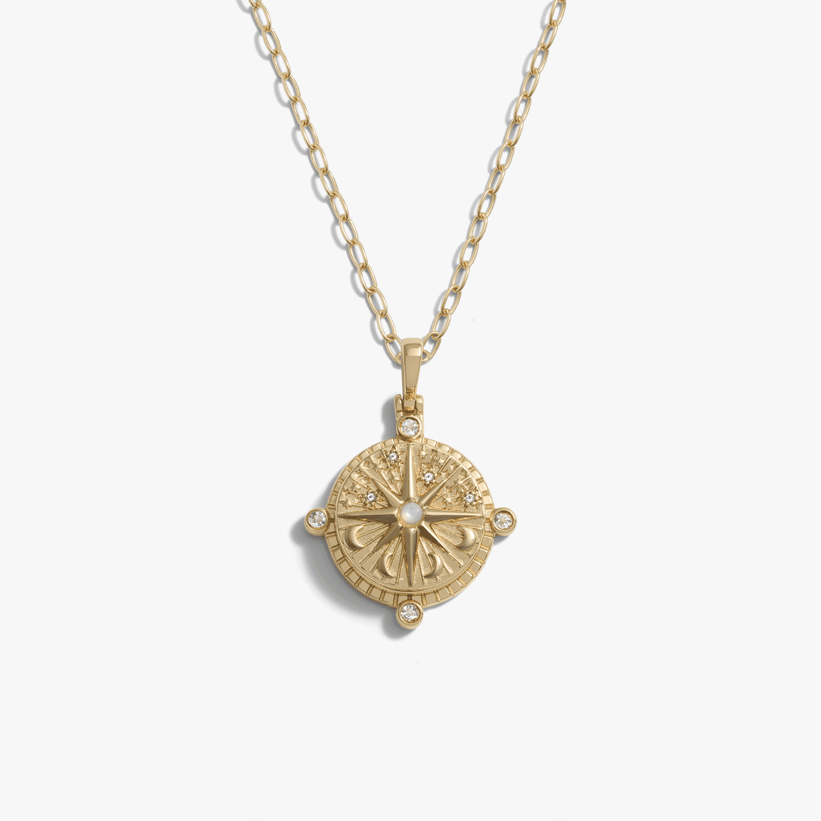 Compass Locket Necklace – Awe Inspired